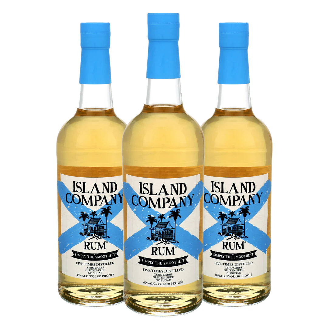 Island Company Rum Three 750ml Bottles in Collectible Gift Boxes - Shi